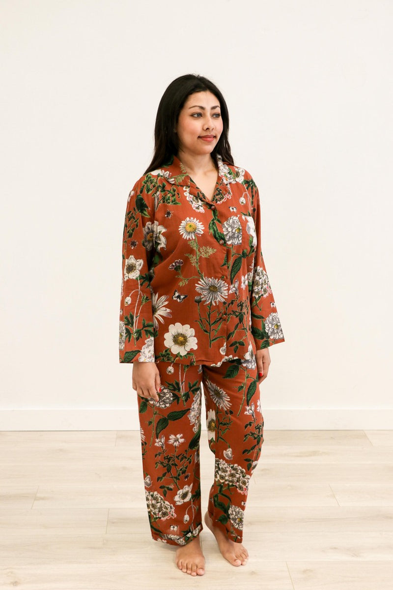 Linens Unlimited Long PJ Set Coco – Vivid in Bellingen