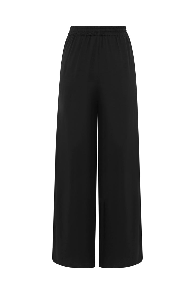 Olga Joan Drawstring Silk Pant Nera – Vivid in Bellingen