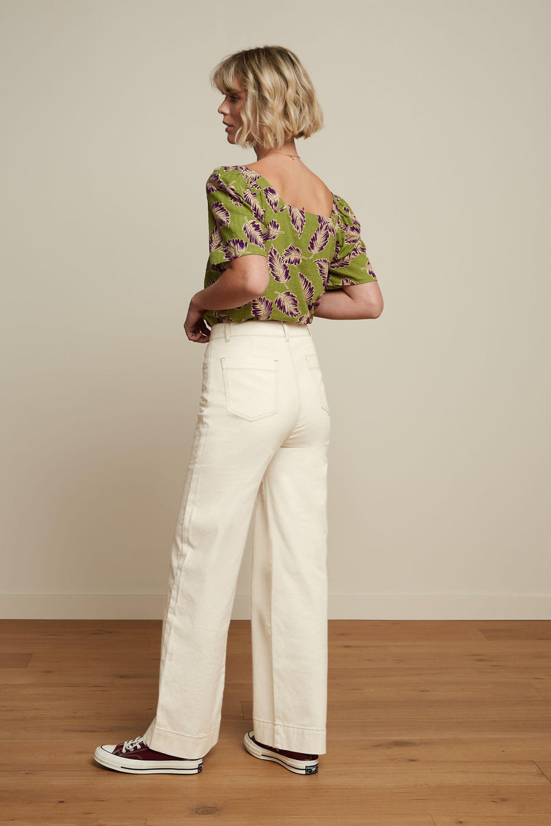 King Louie Marcie Pants Safari Denim Ivory – Vivid in Bellingen