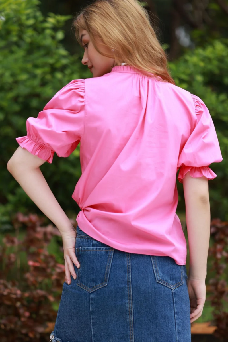 Maude Vivante Isla Top - Azalea – Vivid in Bellingen