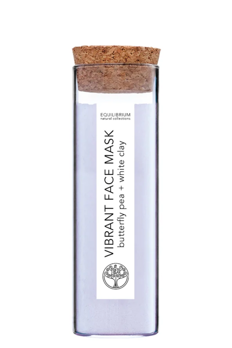 Equilibrium Face Mask Vibrant - Butterfly Pea + White Clay – Vivid in ...