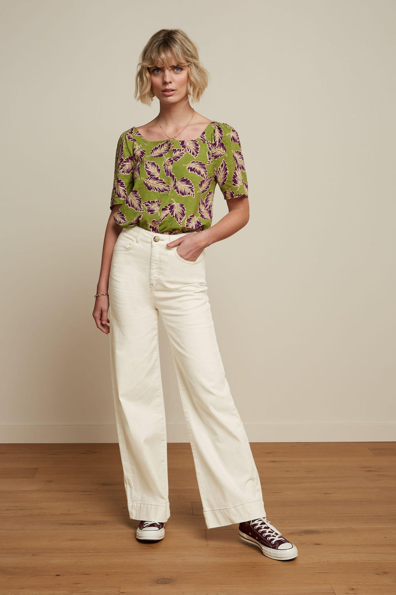 King Louie Marcie Pants Safari Denim Ivory – Vivid in Bellingen