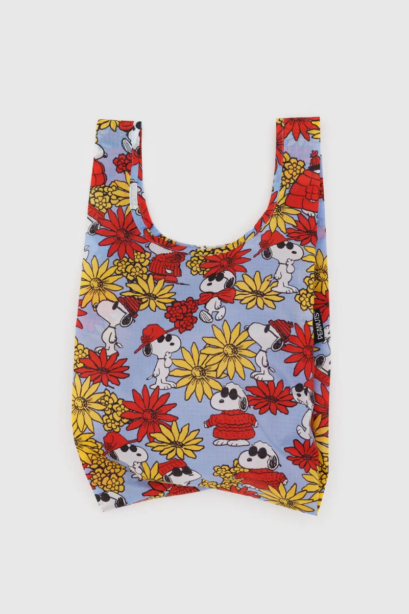 Baggu Standard Baby Baggu Bag - Floral Snoopy – Vivid in Bellingen