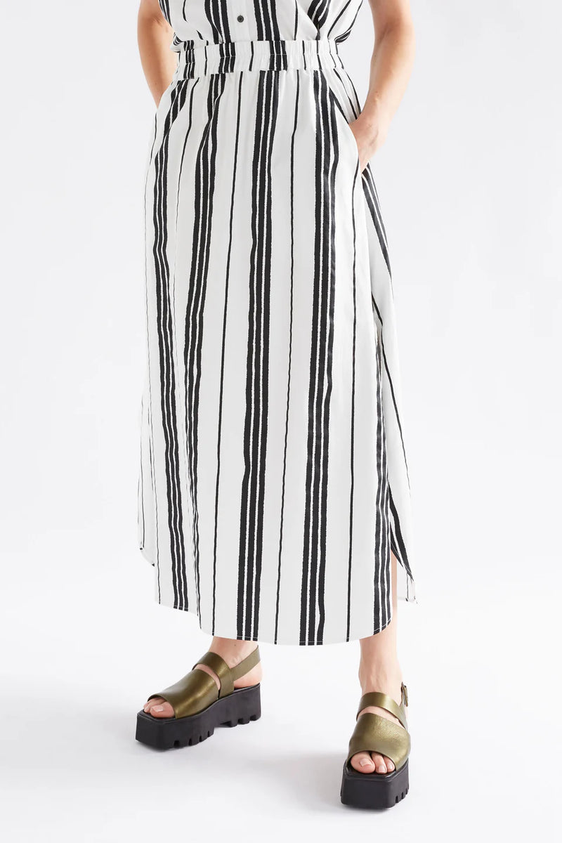 Elk Fez Skirt - Fez Print White – Vivid in Bellingen