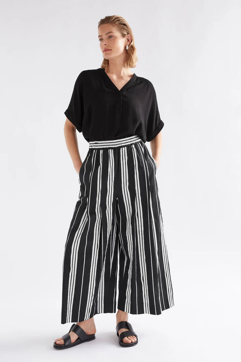 Elk Reza Pant - Fez Print Black – Vivid in Bellingen