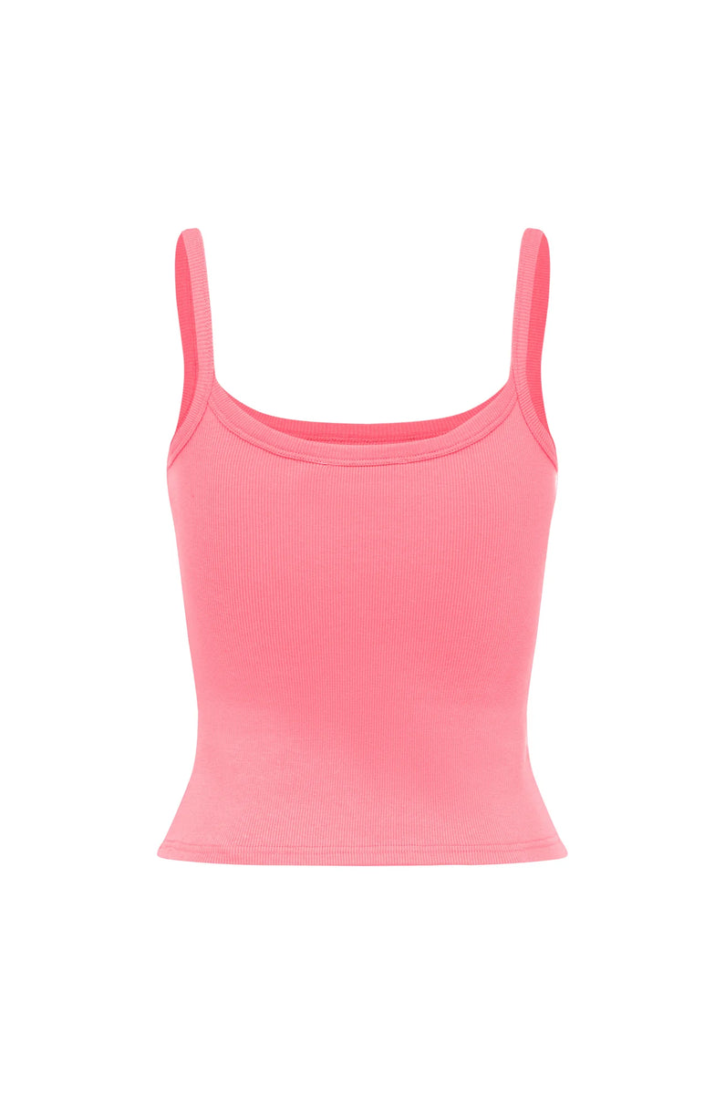 Olga Joan Ribbed Singlet - Rosa Rosa – Vivid in Bellingen