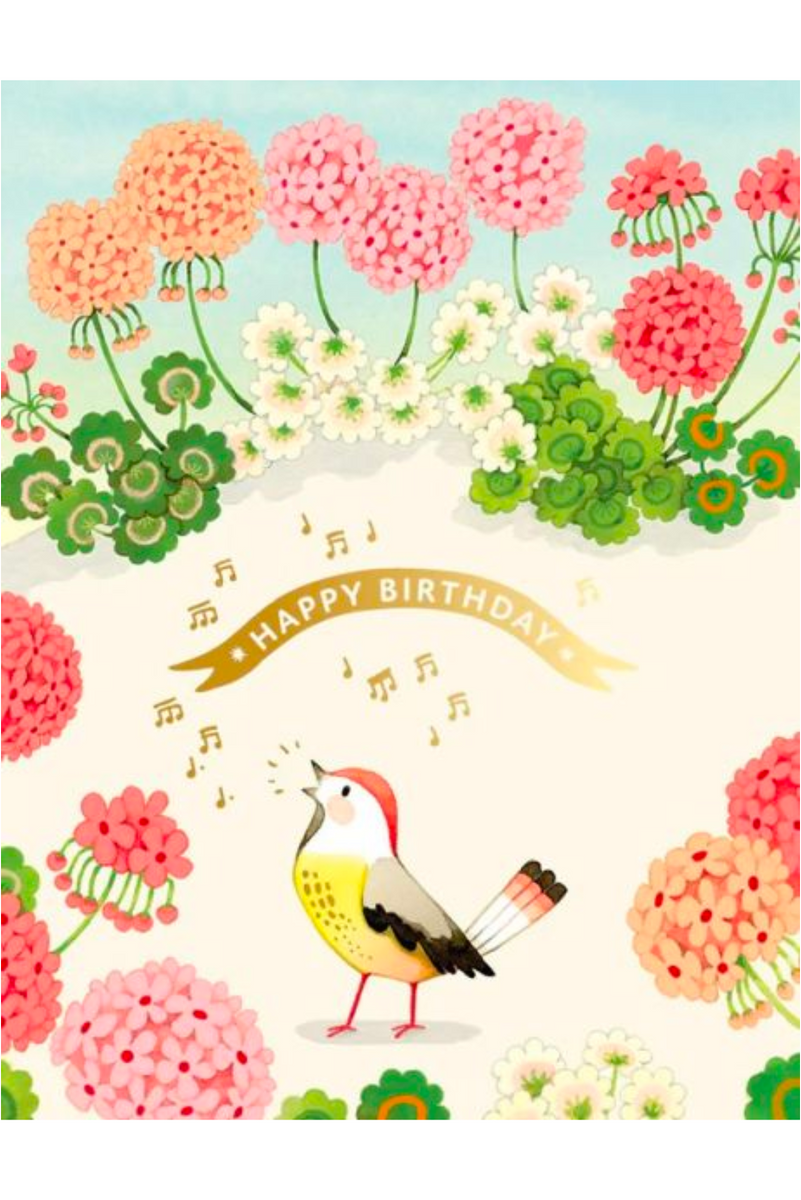 Joojoo Paper Cards - Geranium Garden Birthday – Vivid in Bellingen