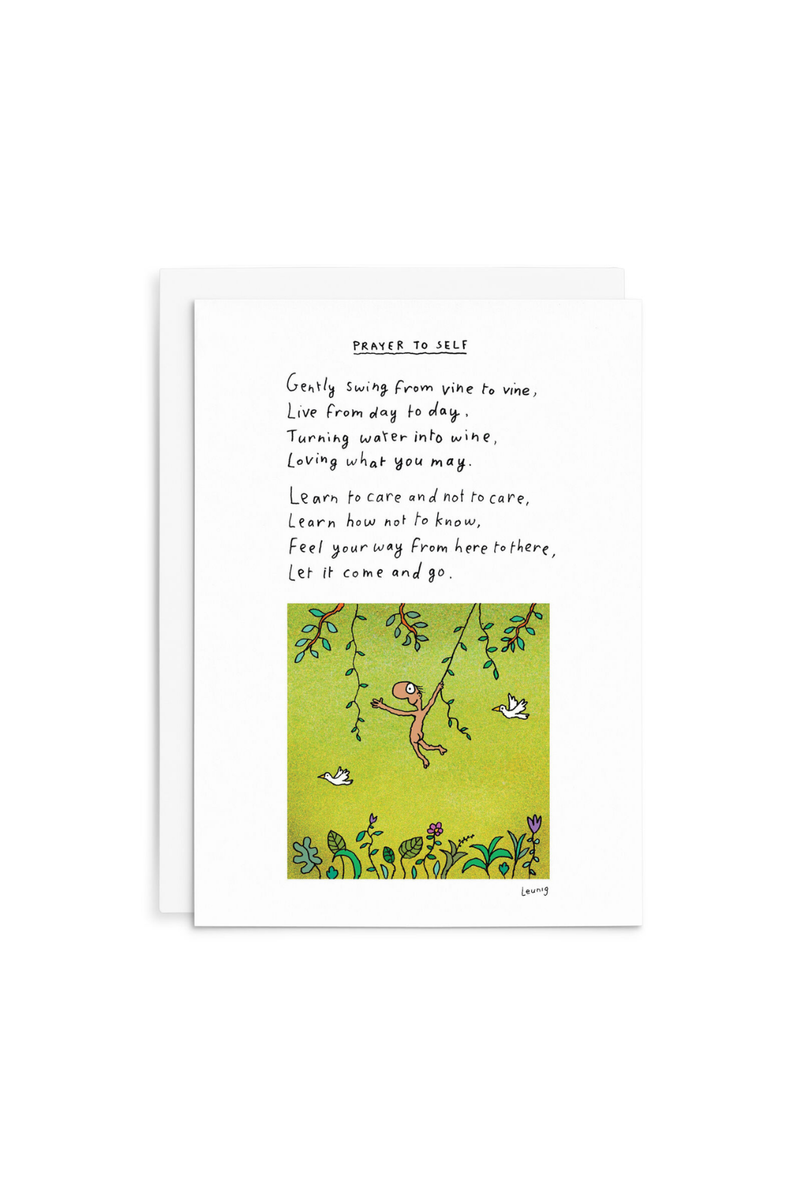 Leunig Greeting Card - Prayer to Self – Vivid in Bellingen